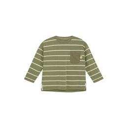 Noppies Shirt 'Reidsville' Jungen Gr&ouml;&szlig;e 104 dunkelbeige / oliv / schilf
