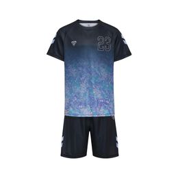 Hummel Tracksuit 'SHIMMER' boy size 164 Turquoise / Purple / Black / White