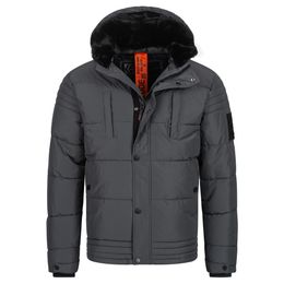 INDICODE Jeans Winterjacke 'Blaise' Herren Gr&ouml;&szlig;e M grau