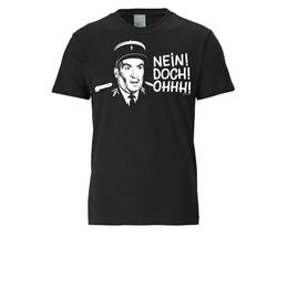 LOGOSHIRT Shirt 'Le Gendarme de Saint-Tropez - Nein! Doch! Ohhh!' female size XS Black