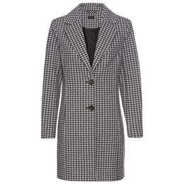 Laura Scott Between-Seasons Coat female size S Black / White