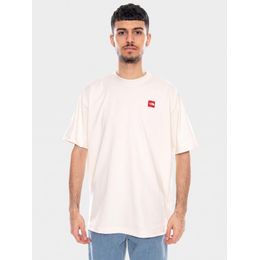 The North Face Shirt 'M TNF RB S/S Tee White Dune' Herren Gr&ouml;&szlig;e L wei&szlig;