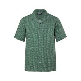 Men Plus Button Up Shirt male size 4XL Green / Mint