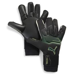 Puma Sporthandschuh 'Ultra Ultimate' Herren Gr&ouml;&szlig;e XXXS neongr&uuml;n / dunkelgr&uuml;n / schwarz