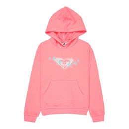 Roxy Sweatshirt 'Surf Feeling Terry' M&auml;dchen Gr&ouml;&szlig;e 164/170 hellbeige / neonblau / altrosa