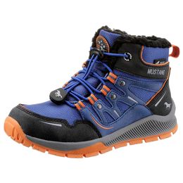 Mustang Stiefel Jungen Gr&ouml;&szlig;e 30 royalblau / orange / schwarz