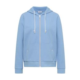Cecil Langarm Jacke mit Kapuze und Struktur Damen Gr&ouml;&szlig;e S hellblau