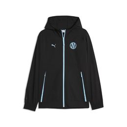 PUMA Trainingsjacke 'Olympique de Marseille' Herren Gr&ouml;&szlig;e XL mint / schwarz