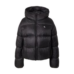 Calvin Klein Jeans Jacke Damen Gr&ouml;&szlig;e L schwarz / wei&szlig;