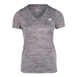 Gorilla Wear T-Shirt 'Elmira' Damen Gr&ouml;&szlig;e XS grau / wei&szlig;