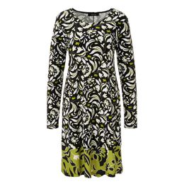 Aniston Casual Kleid Damen Gr&ouml;&szlig;e 48 kiwi / schwarz / wei&szlig; Sommerkleid
