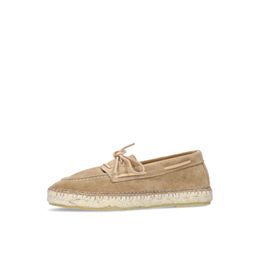 Manfield Mokassin Damen Gr&ouml;&szlig;e 42 taupe Sommerschuhe