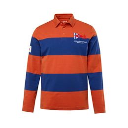 Men Plus Shirt male size 6XL Dark blue / Dark orange / Red / White