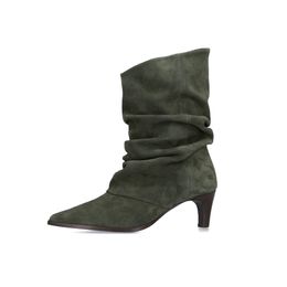 Manfield Stiefelette Damen Gr&ouml;&szlig;e 36 gr&uuml;n