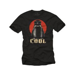 Makaya Shirt 'Pinguin' Herren Gr&ouml;&szlig;e XXXL schwarz