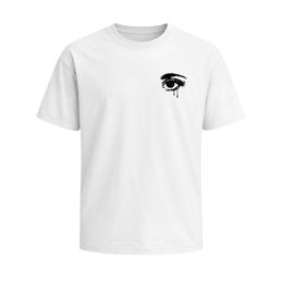 Neverless Shirt 'No Risk No Story' Herren Gr&ouml;&szlig;e S wei&szlig;