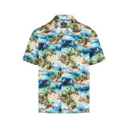 HECHTER PARIS Button Up Shirt male size M Blue