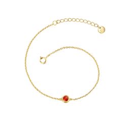 Glanzst&uuml;cke M&uuml;nchen Glanzst&uuml;cke M&uuml;nchen Armband Damen Gr&ouml;&szlig;e One Size gold / weinrot