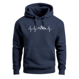 Neverless Sweatshirt 'Berg Herzschlag' Herren Gr&ouml;&szlig;e 4XL navy
