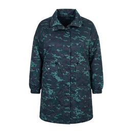Studio Untold Mantel Damen Gr&ouml;&szlig;e XXL/XXXL anthrazit / petrol