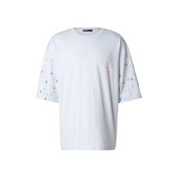2Y Premium T-Shirt 'Sprinkle Donut' Herren Gr&ouml;&szlig;e L pastellblau / mokka / gelb / rosa