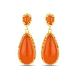 Rafaela Donata Ohrringe Damen Gr&ouml;&szlig;e One Size goldgelb / orange