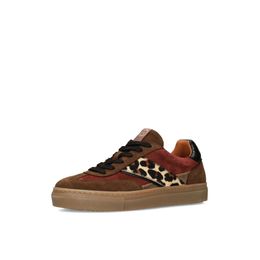 Manfield Sneaker Damen Gr&ouml;&szlig;e 36 beige / braun / schwarz Sommerschuhe