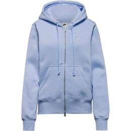 Nike Sportswear Sweatjacke 'Phoenix ' Damen Gr&ouml;&szlig;e L blau / wei&szlig;
