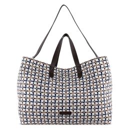 Bugatti Shopper 'Finn' Damen Gr&ouml;&szlig;e One Size marine / dunkelbraun / wei&szlig;