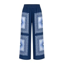 Studio Untold Hose Damen Gr&ouml;&szlig;e 58/60 hellblau / dunkelblau