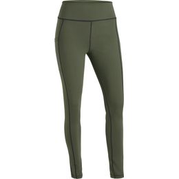 Maier Sports Leggings Damen Gr&ouml;&szlig;e M khaki