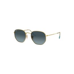 Ray-ban Sonnenbrille 'HEXAGONAL' Herren Gr&ouml;&szlig;e 51 blau / gold