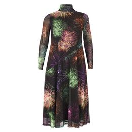 Yoek Kleid Damen Gr&ouml;&szlig;e 54/56 mischfarben / schwarz Sommerkleid