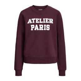 Jj Rebel Sweatshirt 'JREBWohio' Damen Gr&ouml;&szlig;e XS cyclam / wei&szlig;
