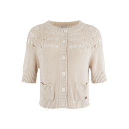 Bellamy Gallery Strickjacke 'Rika' Damen Gr&ouml;&szlig;e XXL wei&szlig;