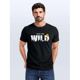Neverless Shirt 'Into the Wild' Herren Gr&ouml;&szlig;e L schwarz