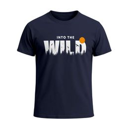 Neverless Shirt 'Into the Wild' Herren Gr&ouml;&szlig;e L navy