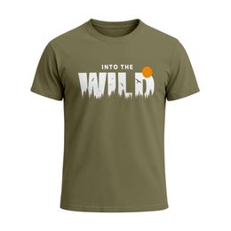 Neverless Shirt 'Into the Wild' male size XXL Green