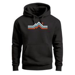 Neverless Sweatshirt 'Mountain stripes' Herren Gr&ouml;&szlig;e 5XL schwarz
