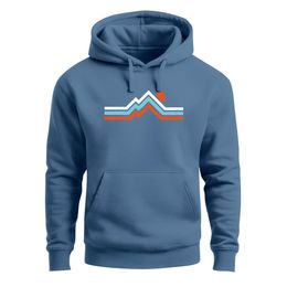 Neverless Sweatshirt 'Mountain stripes' Herren Gr&ouml;&szlig;e 5XL blau