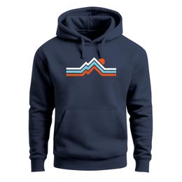 Neverless Sweatshirt 'Mountain stripes' Herren Gr&ouml;&szlig;e XL navy