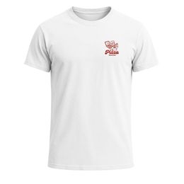 Neverless Shirt 'Pizza Lovers Club' male size S White