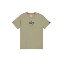 Alpha Industries Shirt 'Basic Mid Logo' male size S Olive