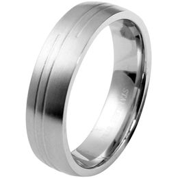 Akzent Ring 'Covenant, silberfarbig, hautvertr&auml;glich' Herren Gr&ouml;&szlig;e 54 silber