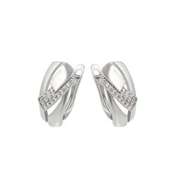 NAEMI Ohrring Damen Gr&ouml;&szlig;e One Size silber / transparent