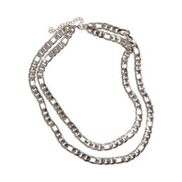 Urban Classics Necklace 'Figaro' female size One size Silver