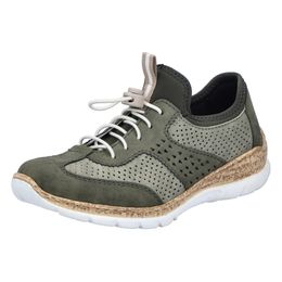 Rieker Slip On Damen Gr&ouml;&szlig;e 42 tanne / pastellgr&uuml;n Sommerschuhe