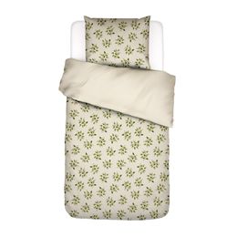 Essenza Bettbezug 'Jolien' Herren Gr&ouml;&szlig;e 155x220 + 1x 80x80 cm creme / khaki / rostrot