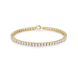 Trilani Armband Damen Gr&ouml;&szlig;e 19 goldgelb / silber