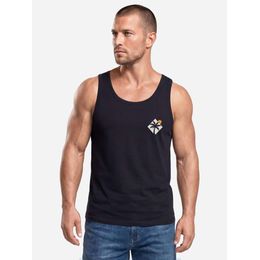 Neverless Shirt 'Palm Badge' Herren Gr&ouml;&szlig;e L schwarz